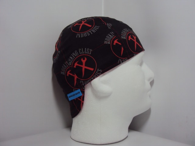 Red Working Class Industries Welding Cap ™ Made In Sanford MI USA
