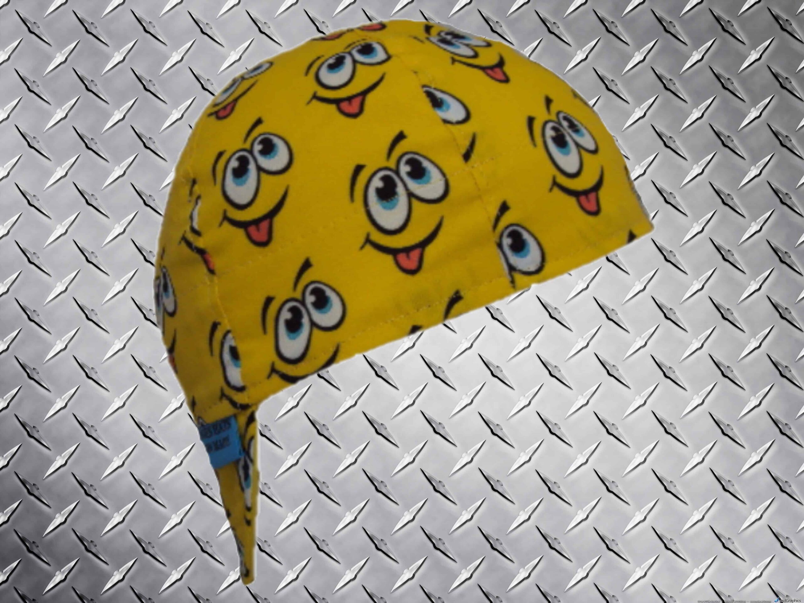 Fun Smiley Yellow Welders Cap